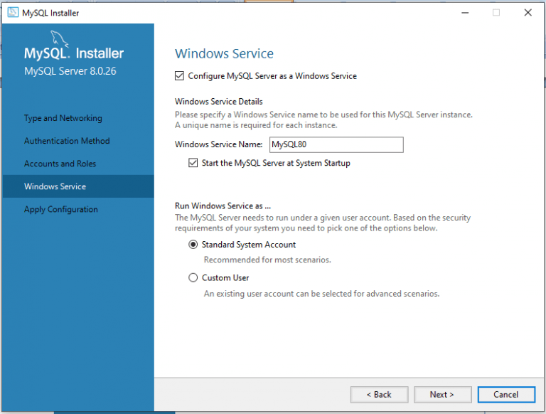 How to Install MySQL 8.0 on Windows 10 - Pentarock Technologies