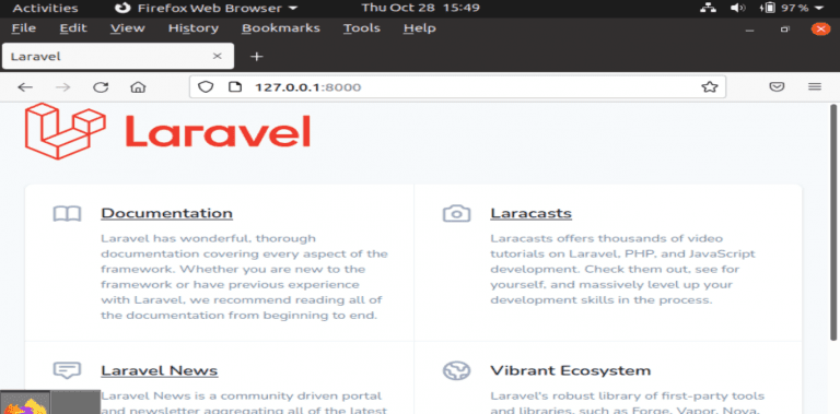 How to Install Laravel with LAMP on Ubuntu 20.04 LTS Focal Fossa - Pentarock Technologies